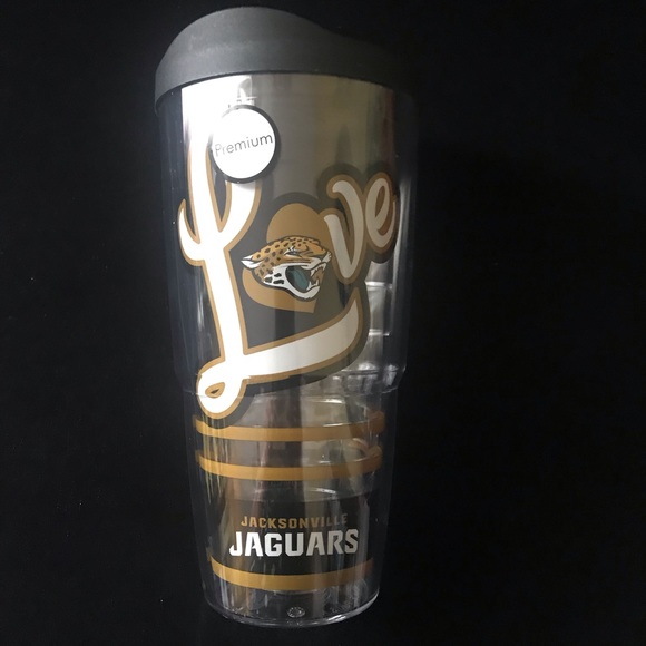 Tervis Tumbler | Dining | Nfl Jaguars Tervis Tumbler Black Lid 24oz ...
